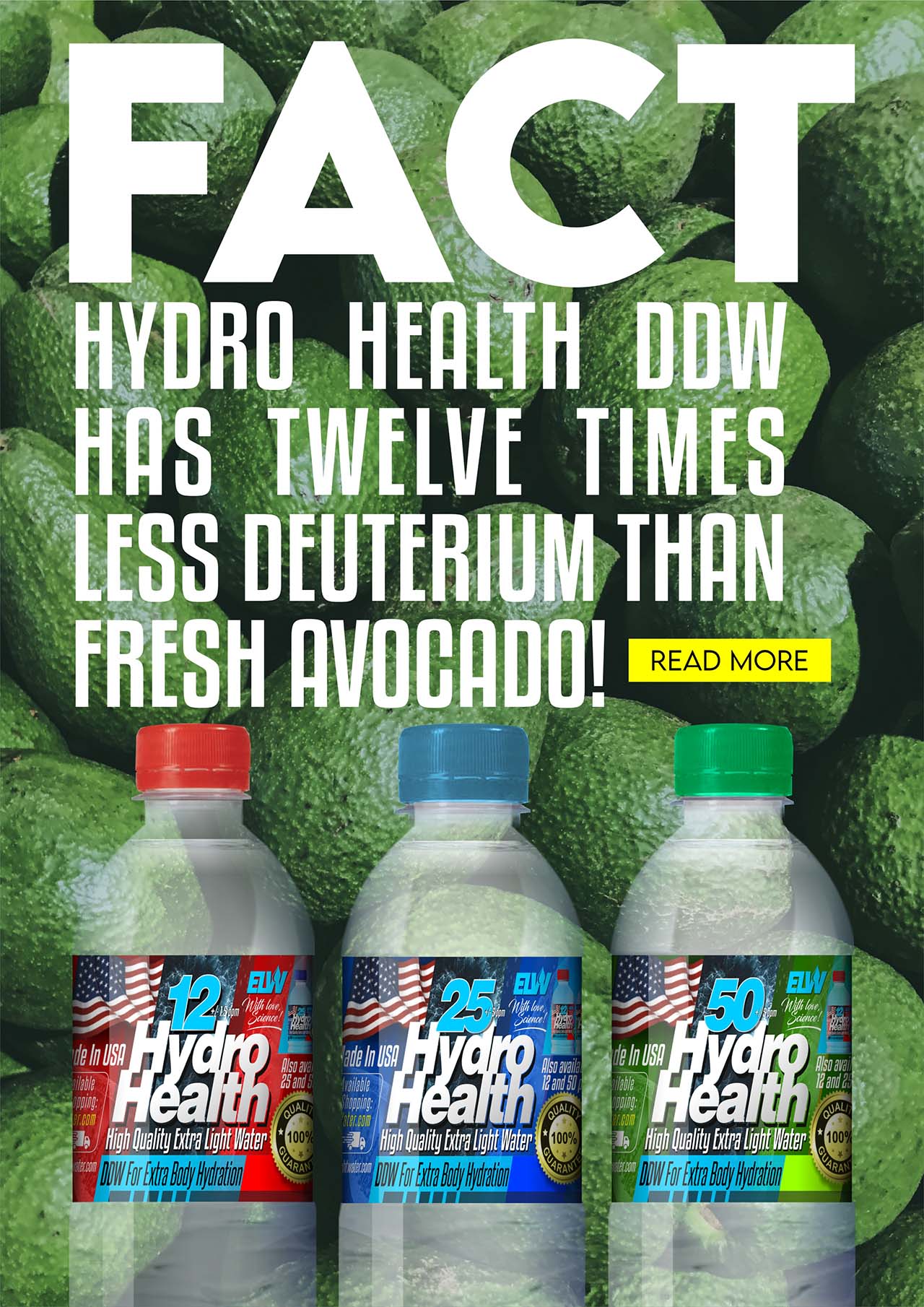 Deuterium Depleted Water USA | Hydro Health DDW